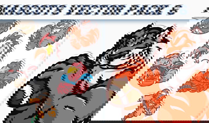 Mascots Vector Pack 6