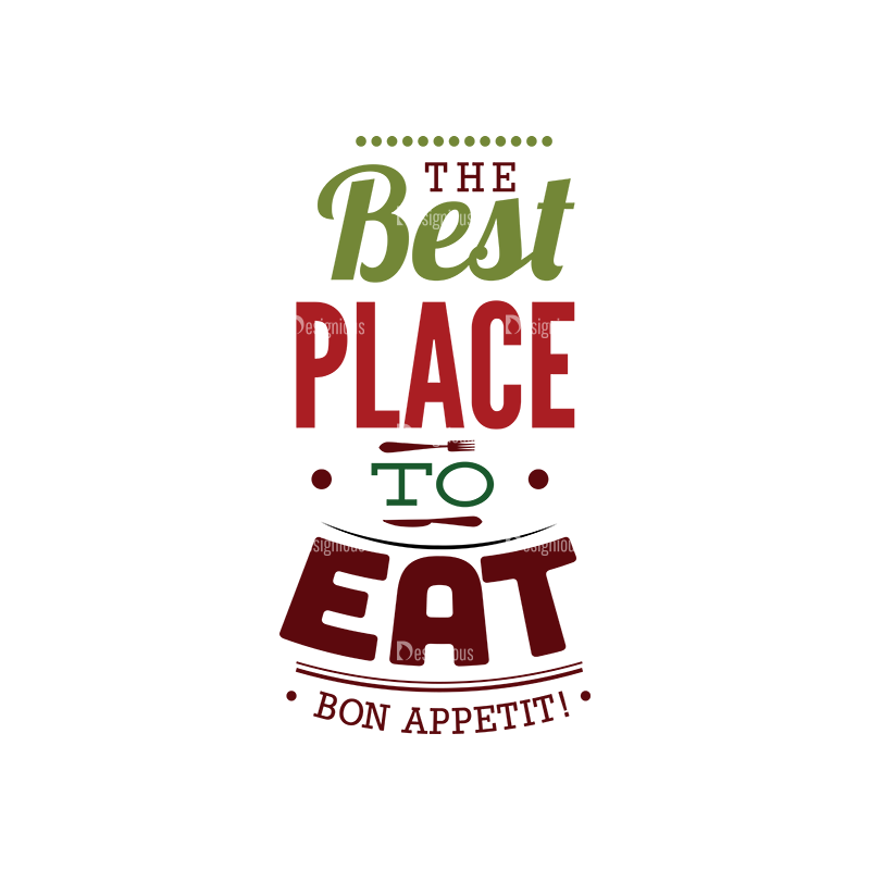 Food Typography Set Vector Text 02 - Designious