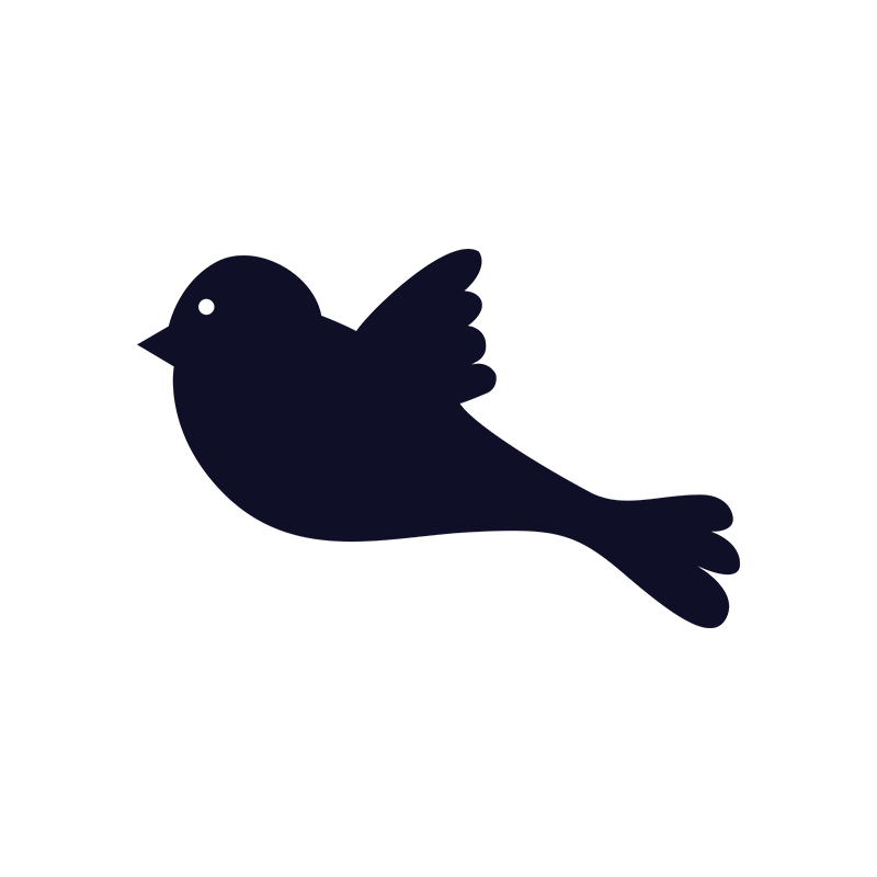 Simple Flat Birds 1 Vector Bird 09 - Designious